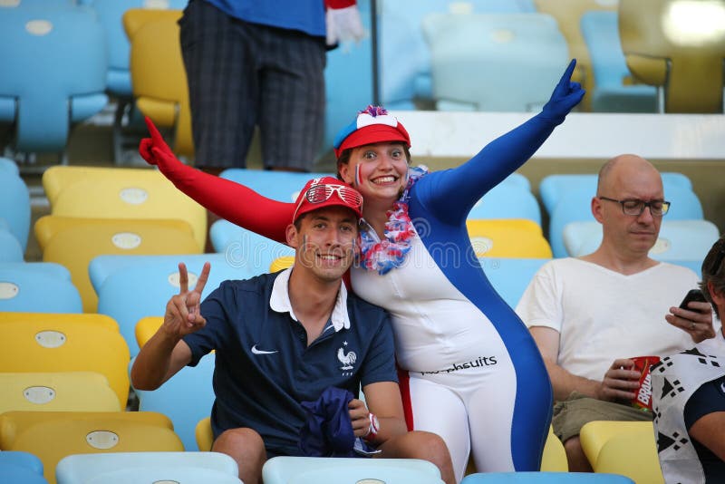 Fifa Soccer Fans in Stadium Editorial Stock Image - Image of match ...