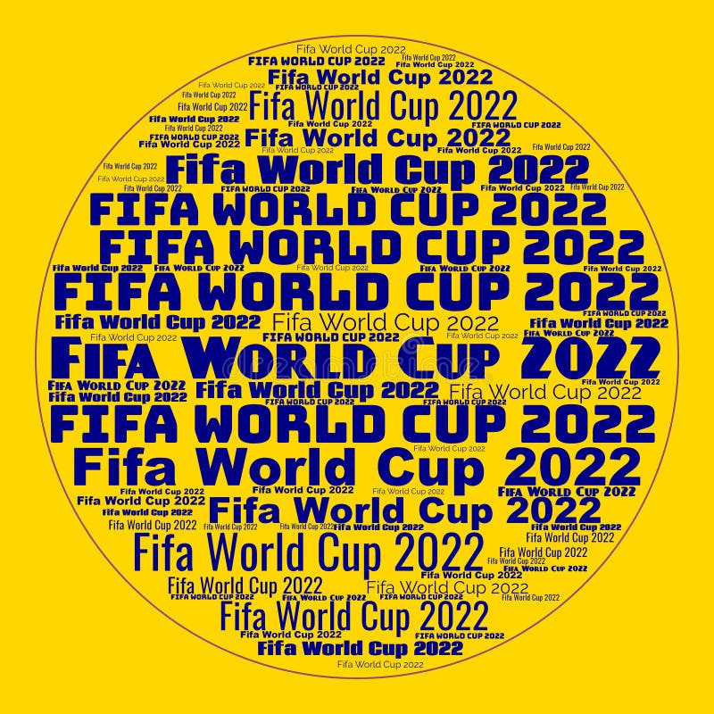 FIFA World Cup 2022 Abstract Background Illustration Editorial Photo ...