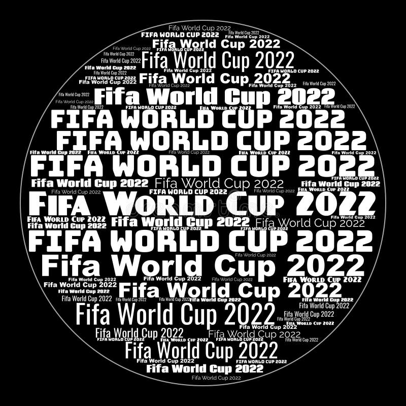 FIFA World Cup 2022 Abstract Background Illustration Editorial Stock ...