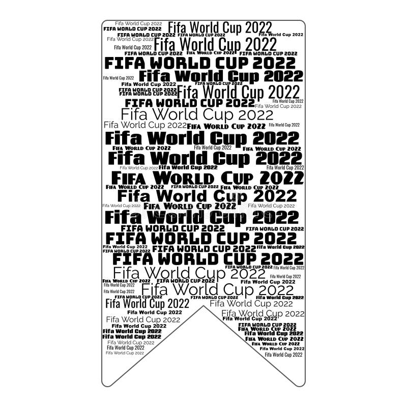 FIFA World Cup 2022 Abstract Background Illustration Editorial Stock ...