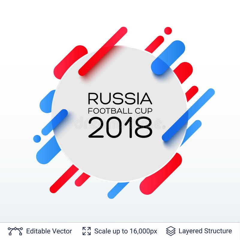 FIFA World Cup 2018 Banner Concept. Editorial Stock Photo ...