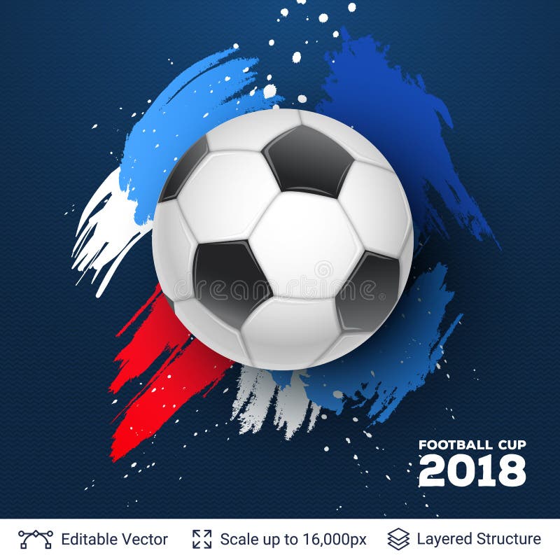 FIFA World Cup 2018 Banner Concept. Stock Vector - Illustration of ...