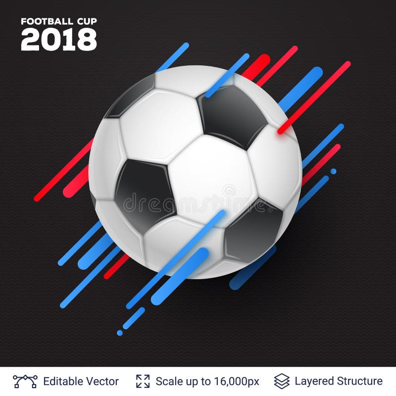 FIFA World Cup 2018 Banner Concept. Stock Vector - Illustration of ...