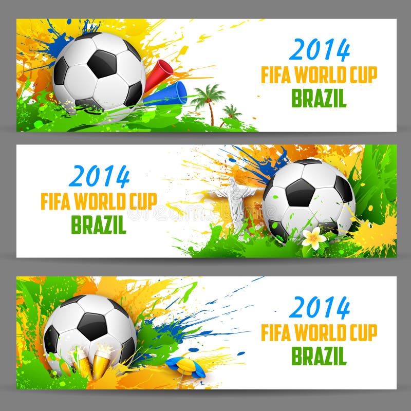 FIFA World Cup banner editorial photography. Illustration of landmark ...