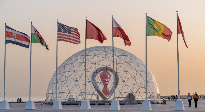 FIFA World Cup Qatar 2022 Official Countdown Clock at the Corniche ...