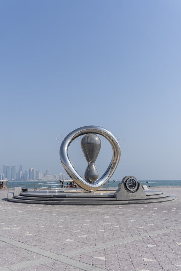 The FIFA World Cup Qatar 2022 Official Countdown Clock. Editorial ...