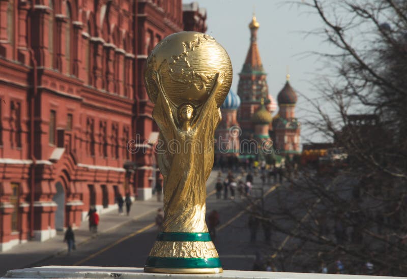 FIFA World Cup trophy editorial photography. Image of world - 118023412