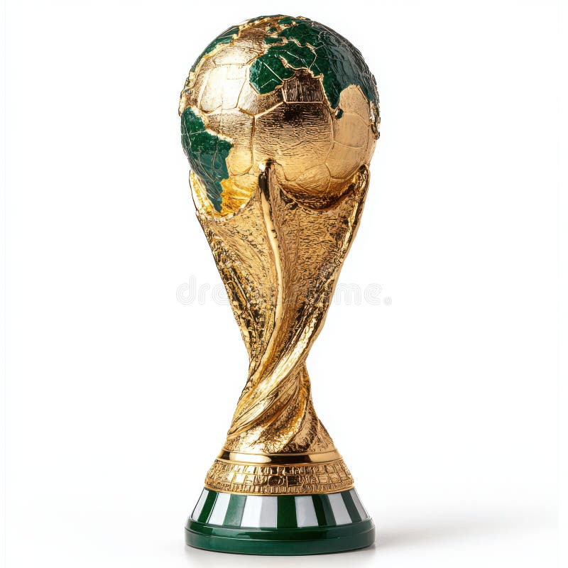The FIFA World Cup Trophy a Golden Symbol of Global Soccer Stock ...