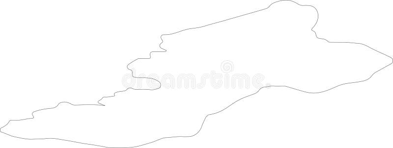 Fife United Kingdom Outline Map Stock Illustration - Illustration of ...