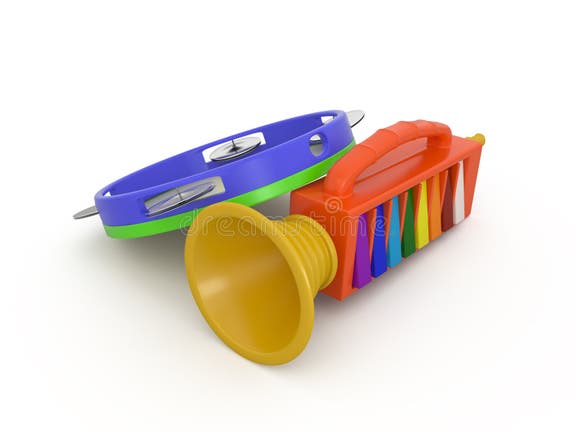 Fifre Et Tambour De Basque, 3D Illustration Stock - Illustration du ...