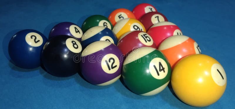 Fifteen billiard balls stock image. Image of pool, play - 268211043