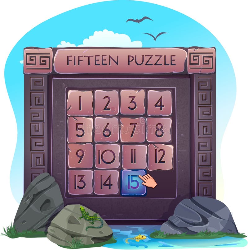 Sliding Puzzle Stock Illustrations – 98 Sliding Puzzle Stock ...