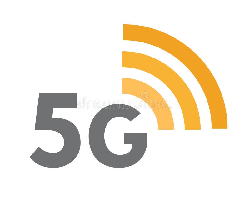 5G Network Technology Icon. Fifth Generation Wireless Internet Symbol ...