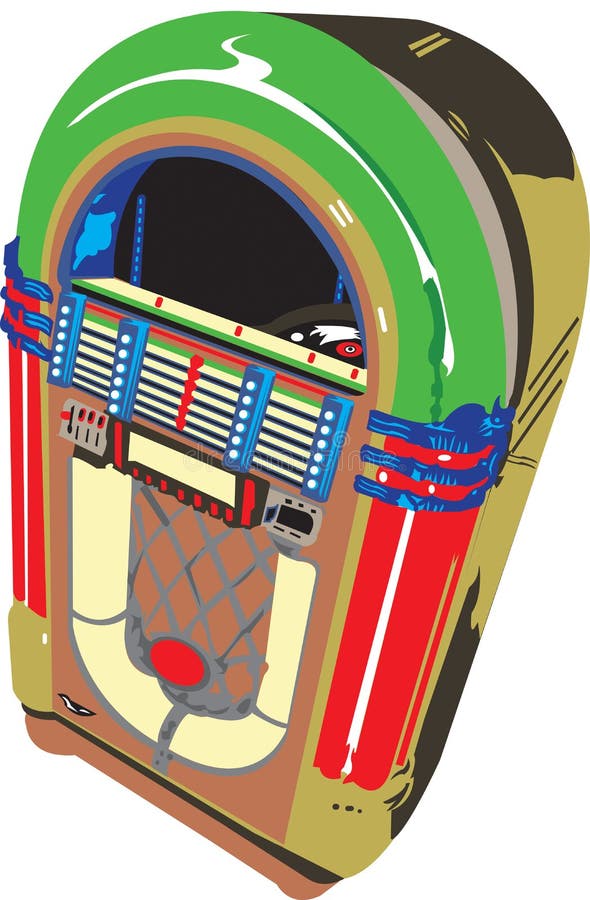 Vintage Jukebox Clipart