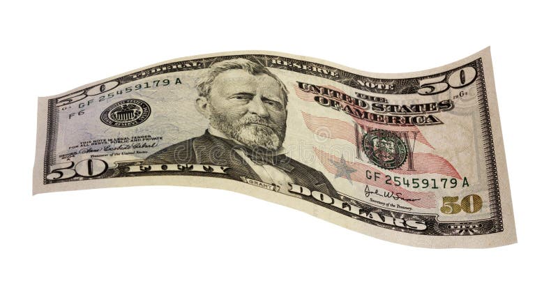 US Fifty Dollar Bill stock photo. Image of currency, treasury - 3717076