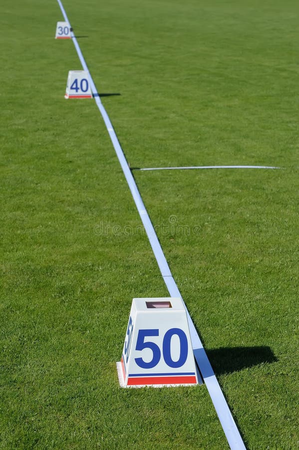 Fifty-meter mark stock photo. Image of brand, hammer - 21197572