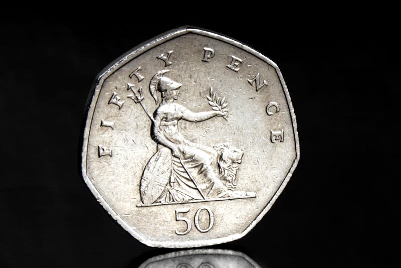 Fifty Pence stock photo. Image of business, buying, number - 52722606