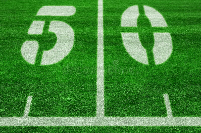 The fifty yard line stock photo. Image of line, fifty - 2538740