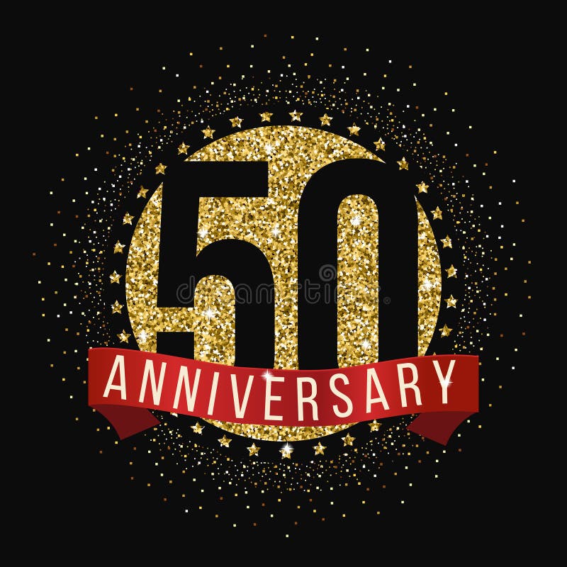 Fifty Years Anniversary Celebration Logotype. 50th Anniversary Logo ...