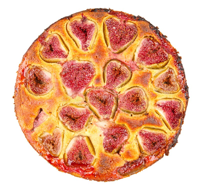 Fig cake dessert stock image. Image of delicious, color - 33263921