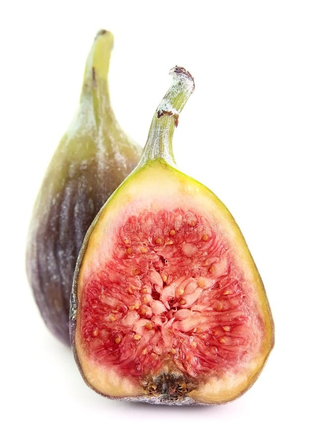 Fig cut in half stock image. Image of fruit, single, color - 23704941
