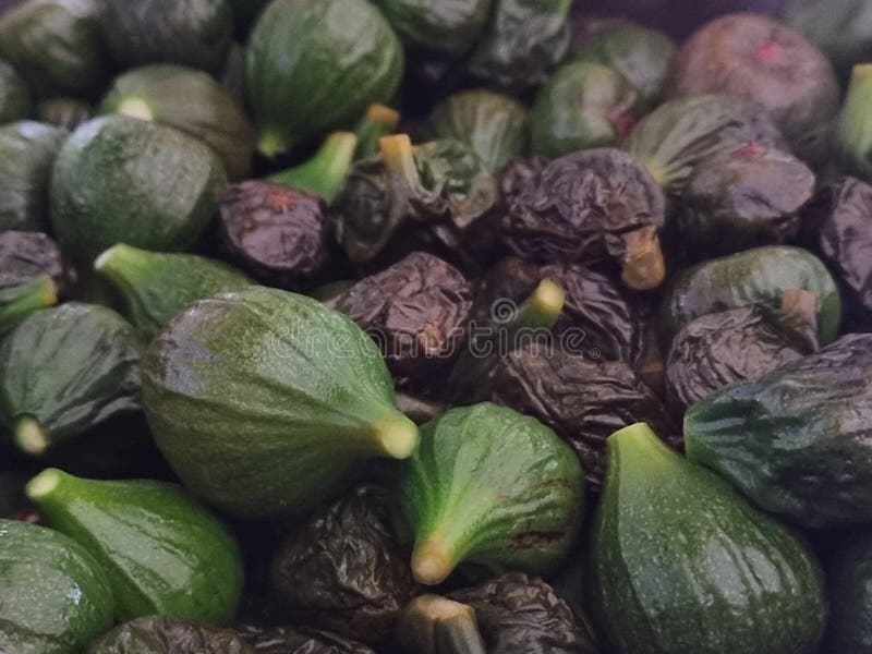Fig Figs Wild Making Syrop Sweet in the Kitchen Stock Image - Image of ...