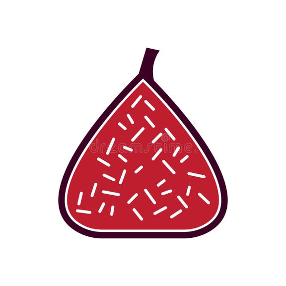 Fig Flat Icon. Colored Vector Design Illustration Stock Vector ...