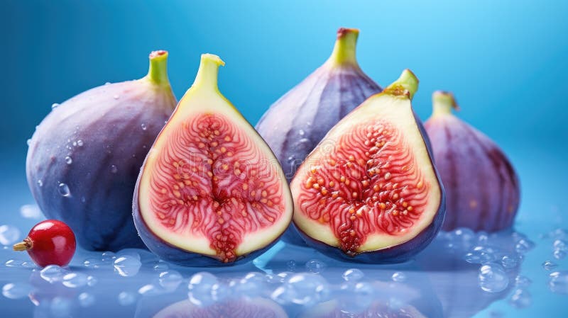 Fig Fruit In Front Of Colorful Background Stock Illustration Illustration Of Fruit Diet