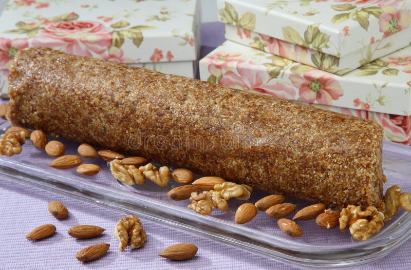 Fig fruit roulade dessert stock image. Image of meal, table - 7534573