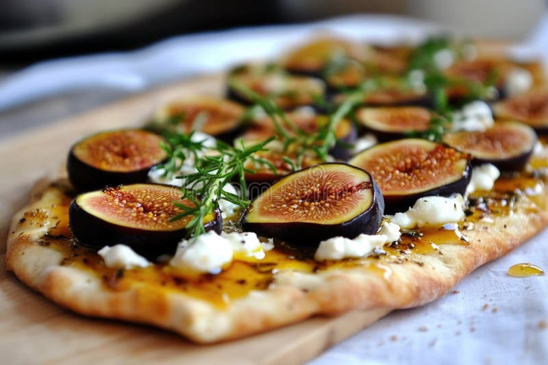 Fig Goat Cheese Flatbread Stock Photos - Free & Royalty-Free Stock ...