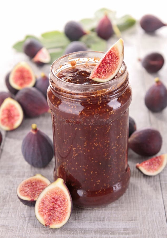 Fig jam stock image. Image of sweet, fruit, healthy, freshness - 26329891