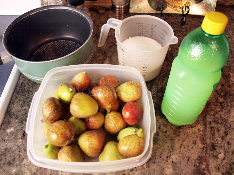 Fig Jam - Homemade Cooking Stage Stock Image - Image of homemade ...