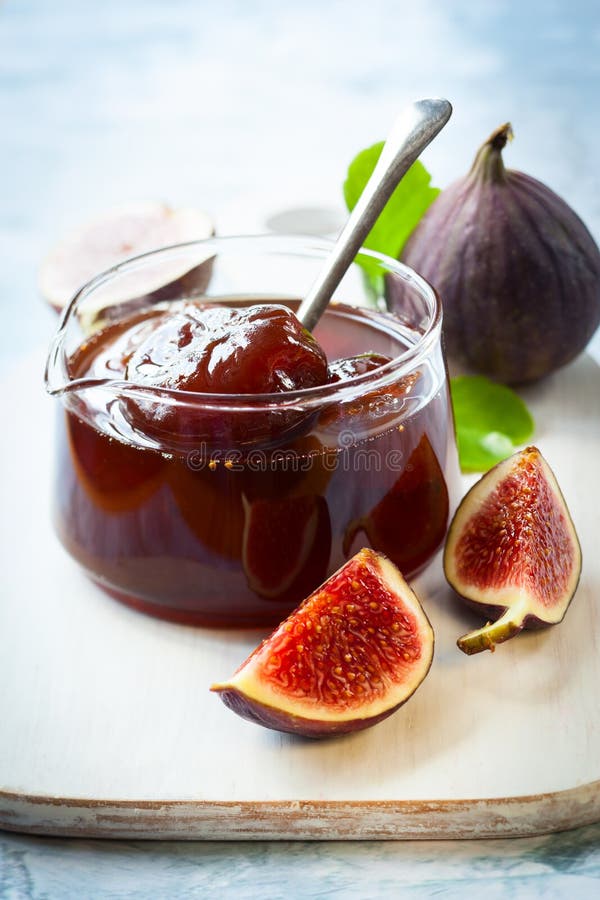 Fig jam stock photo. Image of eating, focus, exotic, dessert - 33055478