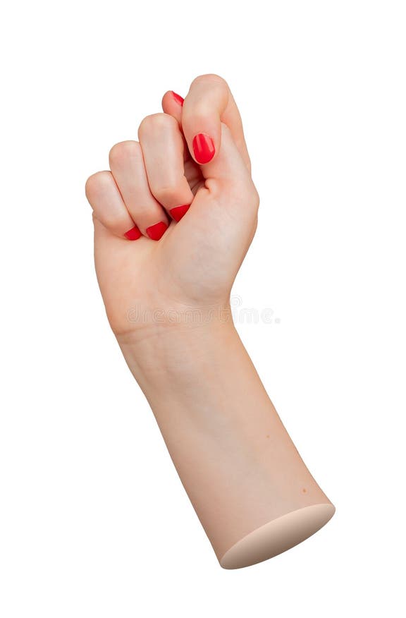 Fig Sign, Hand Gesture, Isolated on White Background Stock Image ...