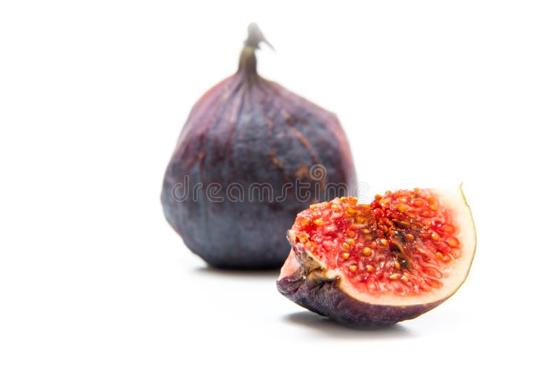 Fig and slice stock image. Image of focus, isolated, freshness - 60236733
