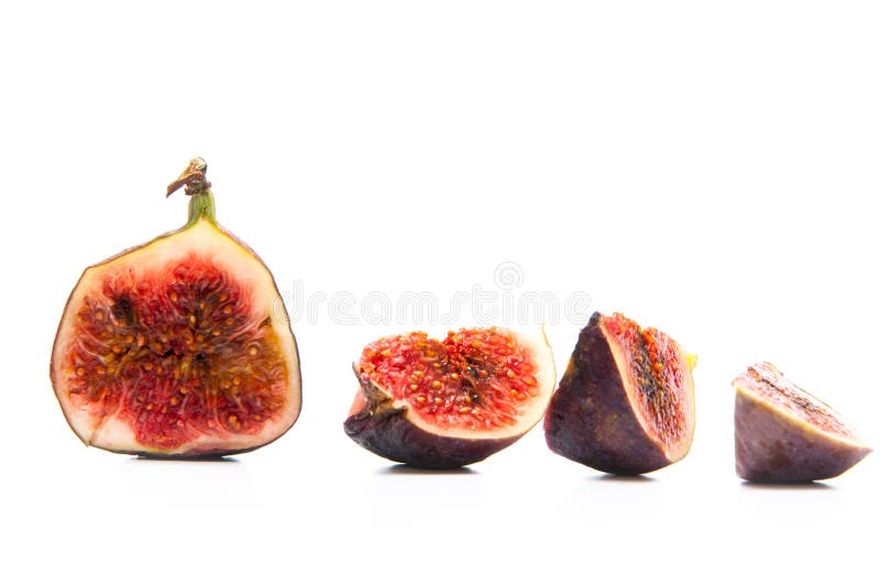 Fig slices stock image. Image of figs, focus, ingredients - 60236723