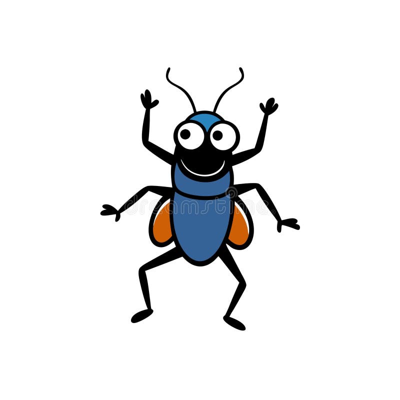 Figeater Beetle Bug Dancing Icon Vector Stock Vector - Illustration of ...