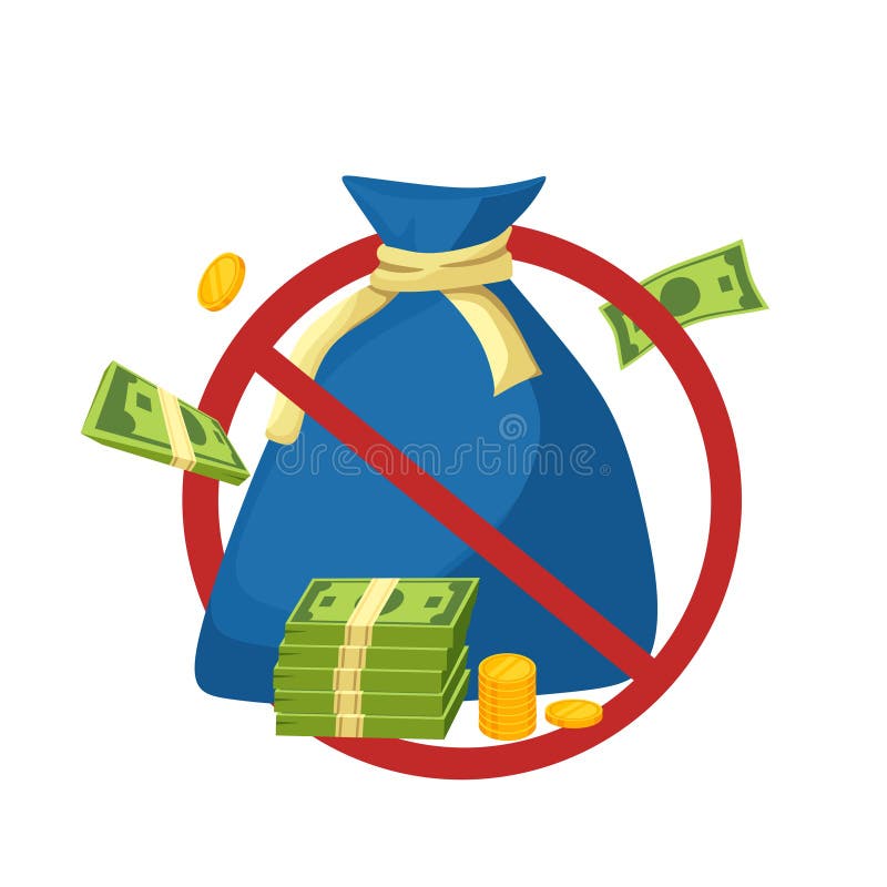 Fight Against Corruption. Vector Cartoon Illustration Stock ...