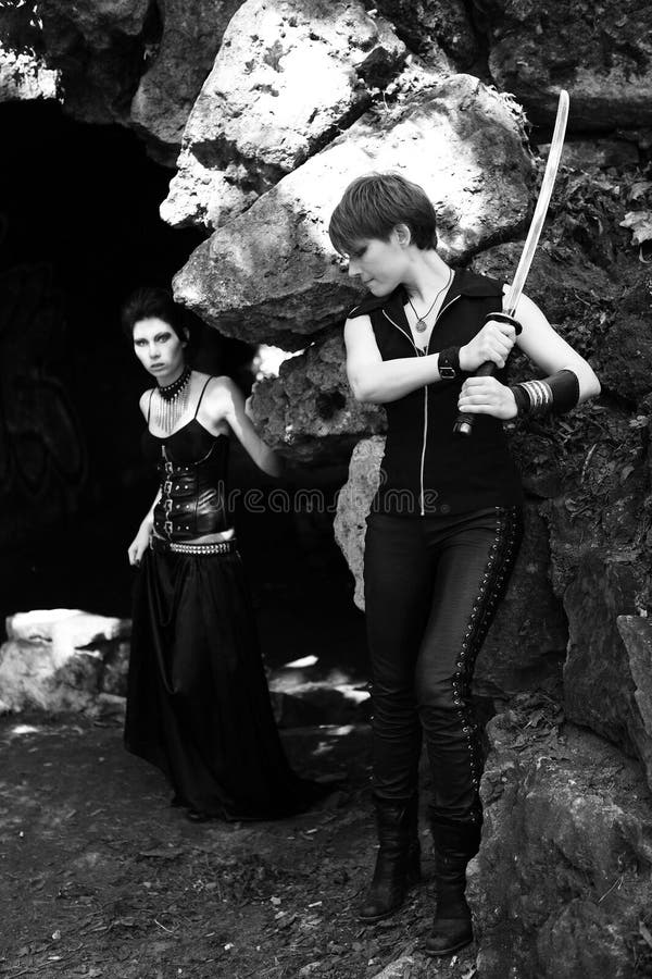 Fight against vampire stock photo. Image of fang, evil - 25526606