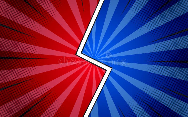 Fight Background Comic Style Design. Vector Illustration Stock Vector ...