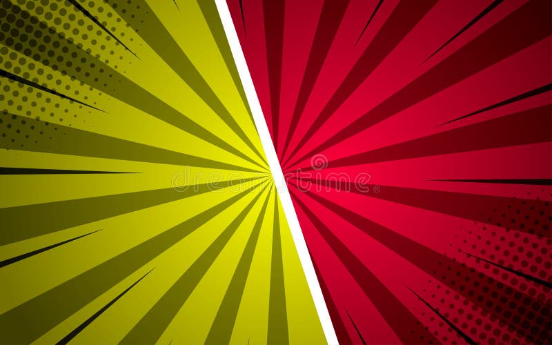 Fight Background Comic Style Design. Vector Illustration Stock Vector ...