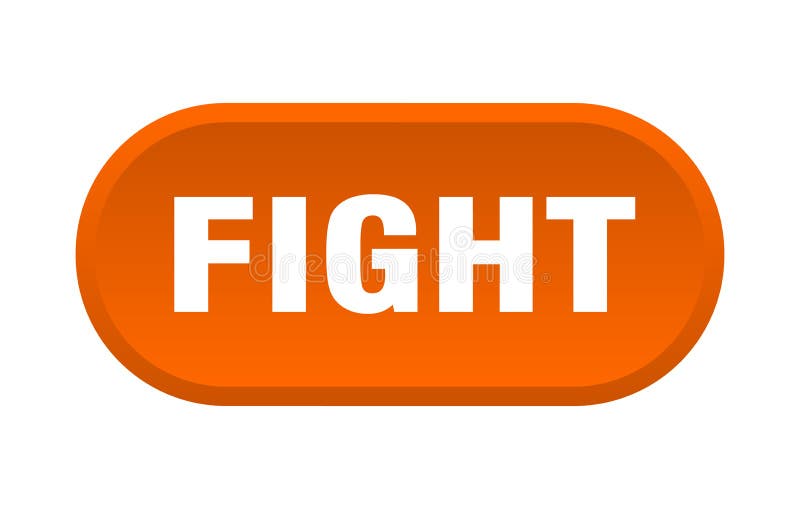 Fight Button. Fight Sign. Key. Push Button Stock Vector - Illustration ...