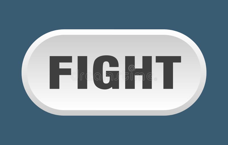 Fight button stock vector. Illustration of badge, button - 196833203