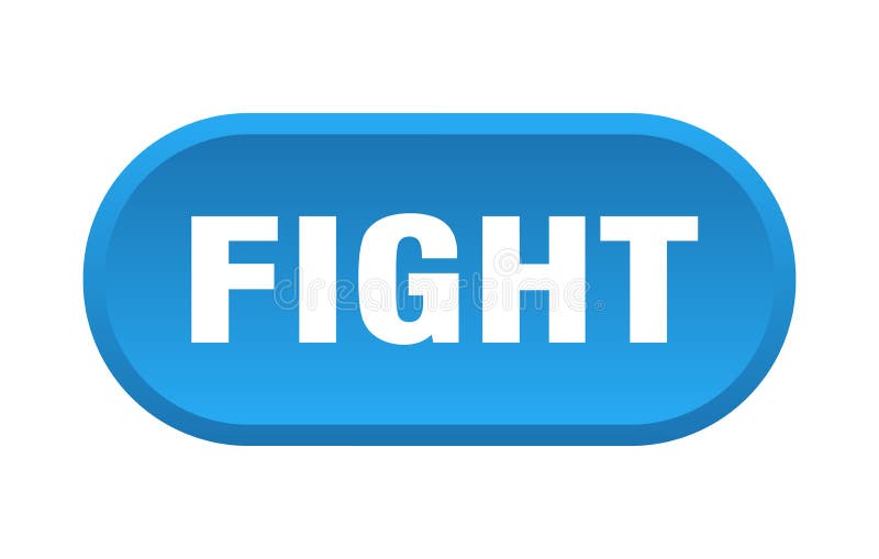 Fight button stock vector. Illustration of badge, button - 196833203