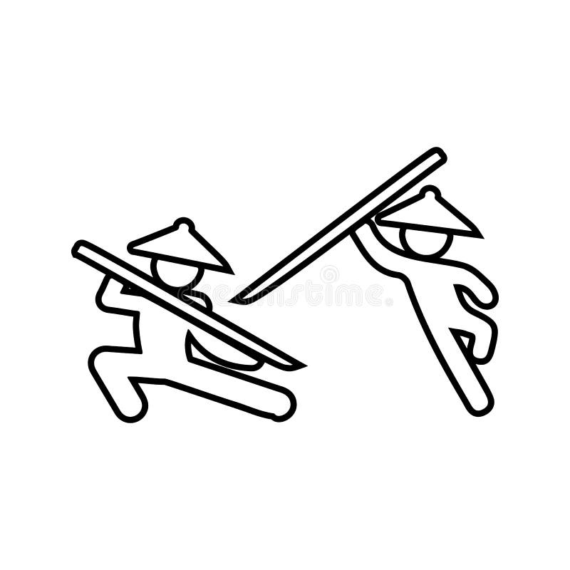 Fight Chinese Fighters Icon. Element of Fight Icons for Mobile Concept ...