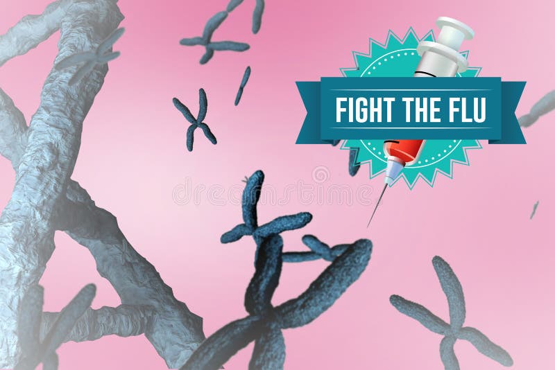 Fight the flu design stock illustration. Illustration of connection ...