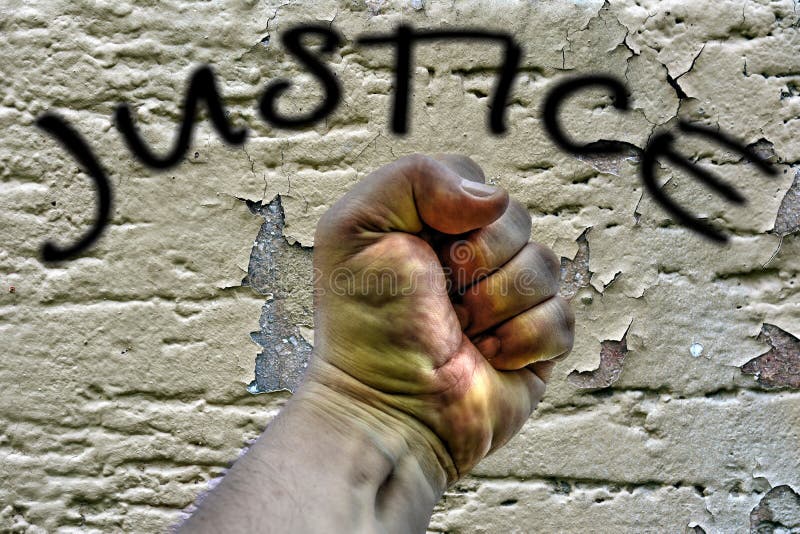 Raised Fist Icon Hand Protest Strike Fight Stock Photos - Free ...