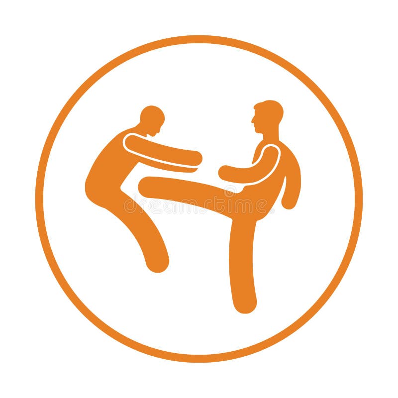 Fight and kick stock illustration. Illustration of fight - 22769536