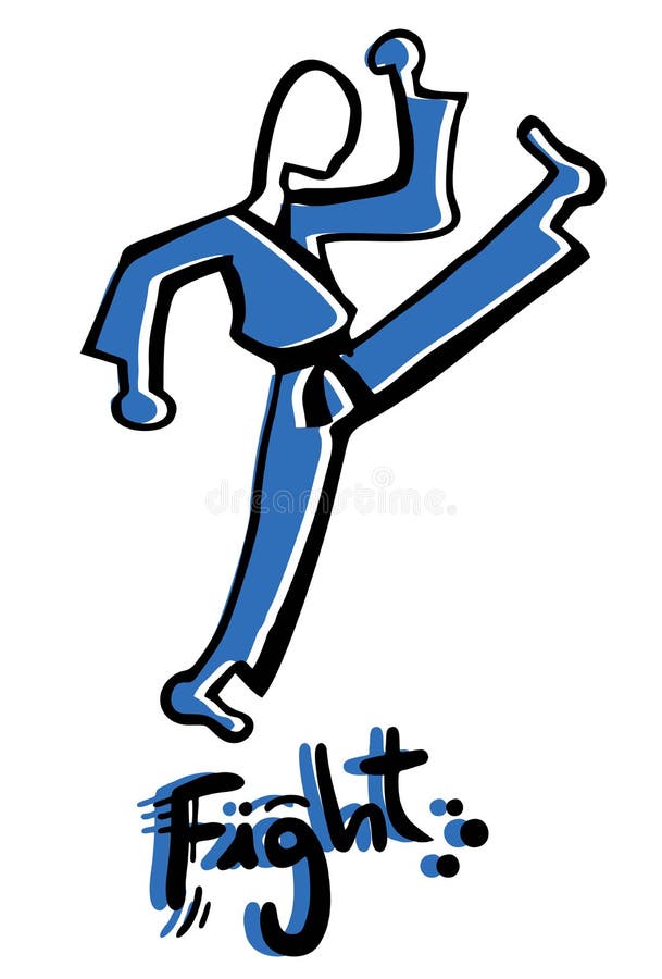 Fight sign stock vector. Illustration of specialty, sports - 28720419