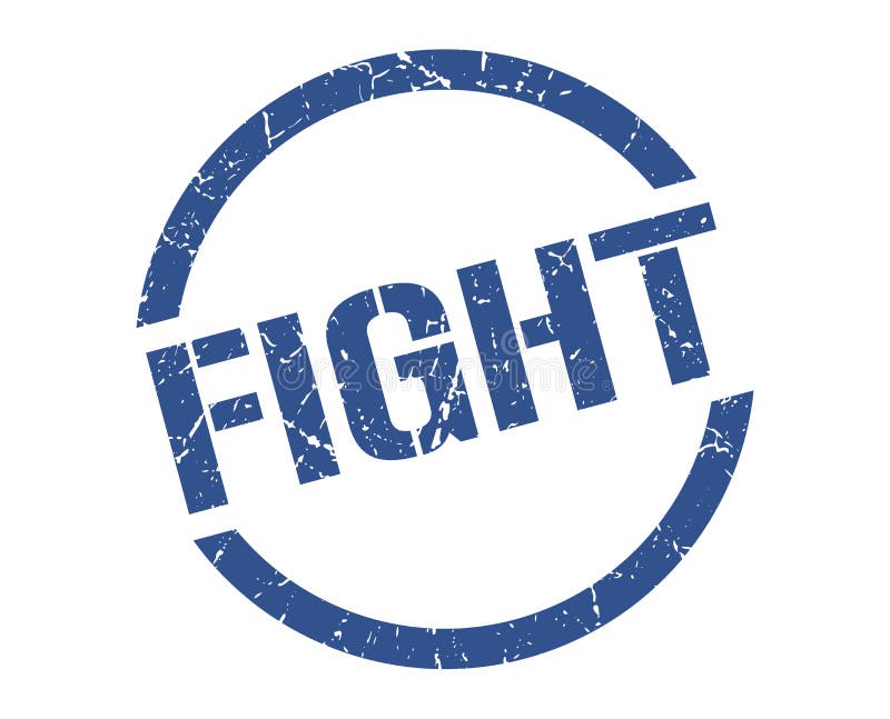 Fight round isolated badge stock vector. Illustration of round - 94369991
